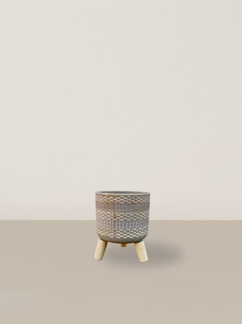 Ember | Brown | Ceramic | Pots & Planters | growhub AE